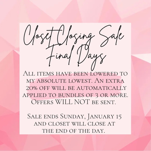 Other | Closet Closing | Poshmark